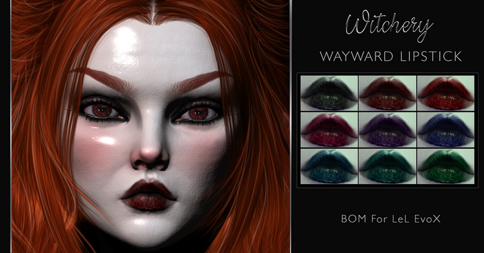 Second Life Marketplace [witchery] Wayward Lipstick